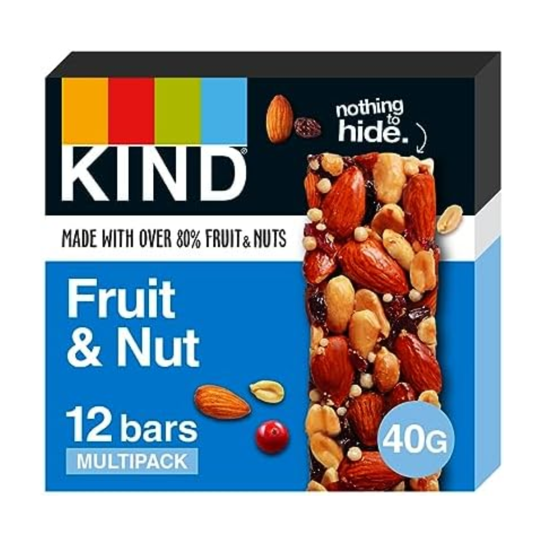 KIND Fruit & Nuts bar 40g - Case of 12 [Best Before: 26/09/2025]