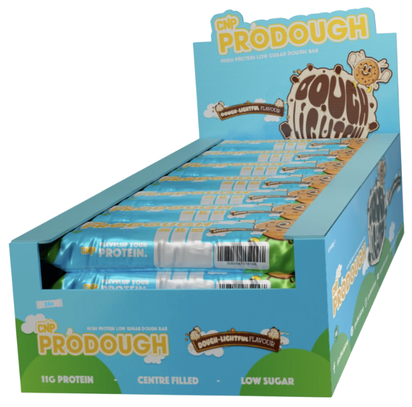 CNP ProDough Dough-lightful Snack-Size Protein bar 40g - Case of 24 ...
