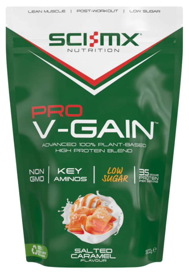 Sci-MX Nutrition Salted Caramel flavour Pro V-GAIN Vegan Protein Powde
