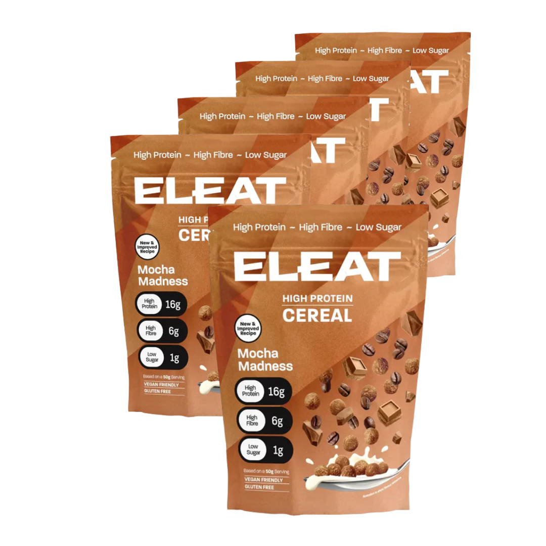 ELEAT Mocha flavour High Protein Cereal 250g - Case of 5