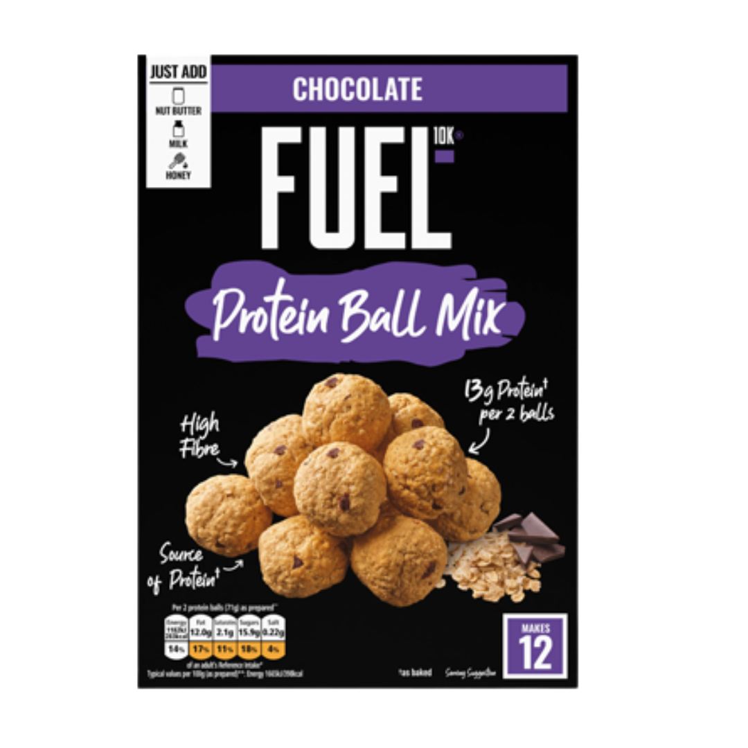 Fuel10k Chocolate Protein Ball Mix 200g - Case of 7 [Best Before: 30/0