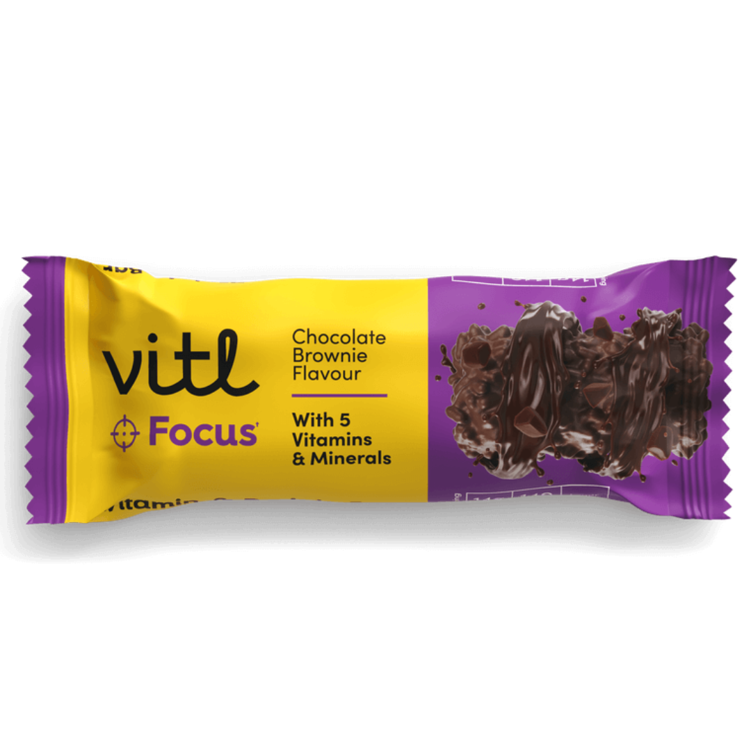 Vitl Chocolate Brownie flavour Vitamin & Protein Bar 40g | Nutricircle