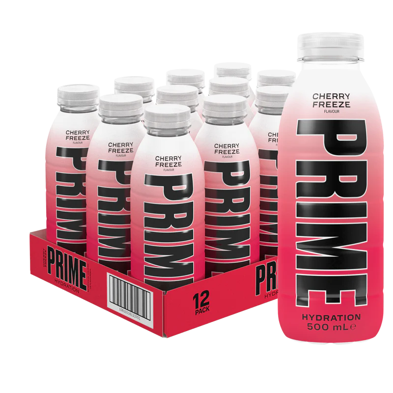 Prime Hydration Drink Cherry Freeze Flavour 500ml - Case of 12 ...