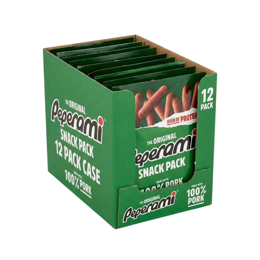 Peperami Original High Protein Snack Pack 50g - Case of 12 [Best Befor
