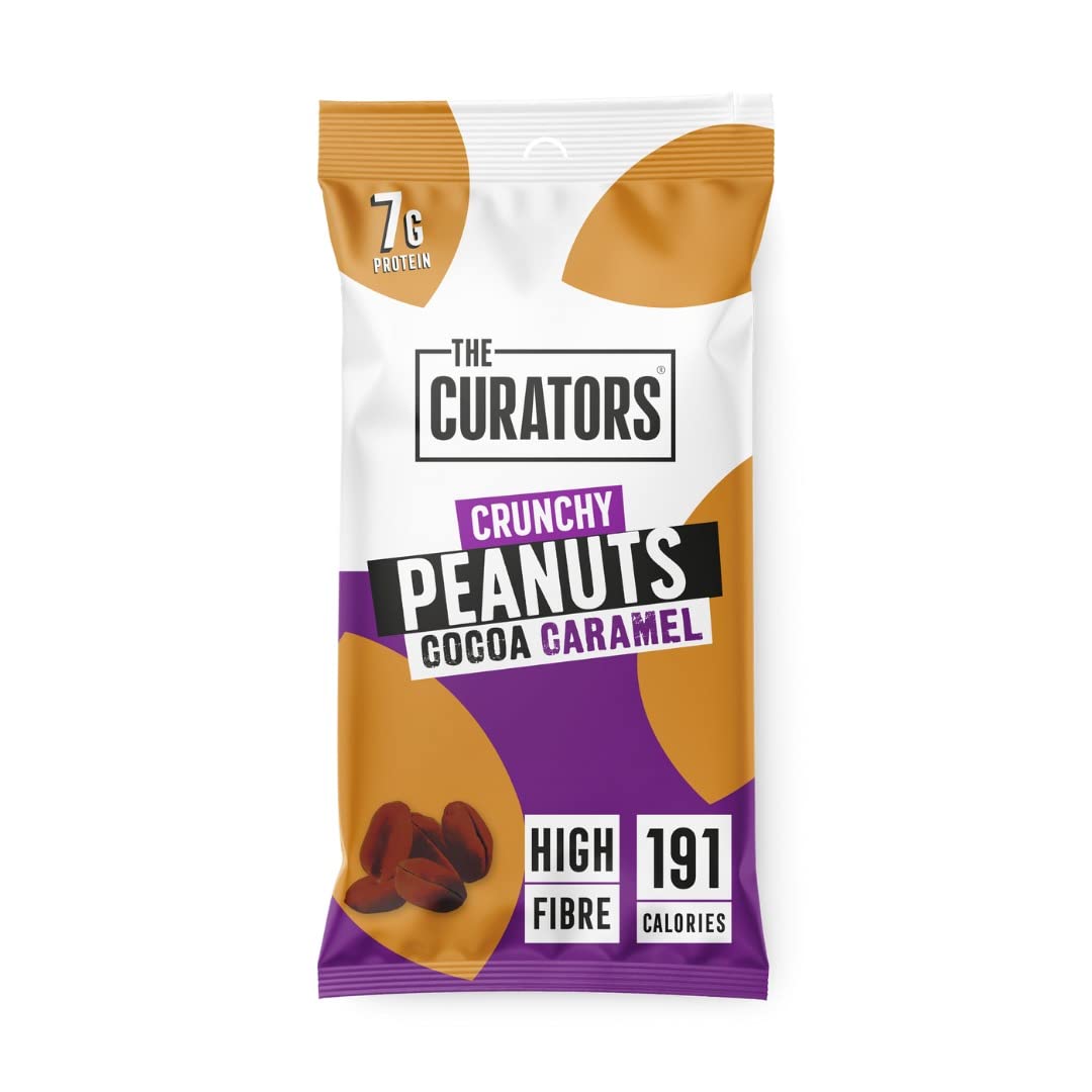 The Curators Crunchy Cocoa Caramel Peanuts 35g - Case of 12 [Best Befo