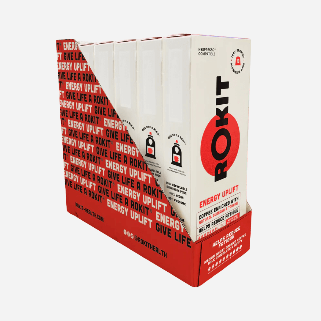 Rokit Energy Uplift Nespresso Coffee Pods (10 pods per pack) - Case of