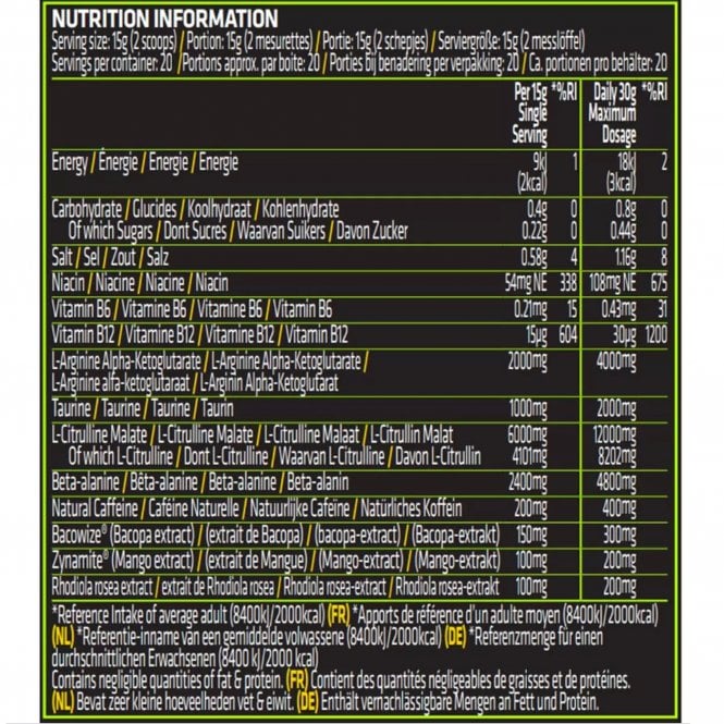 USN B4 Bomb Cherry Punch Pre-Workout Powder 300g [Best Before: 31/03/2