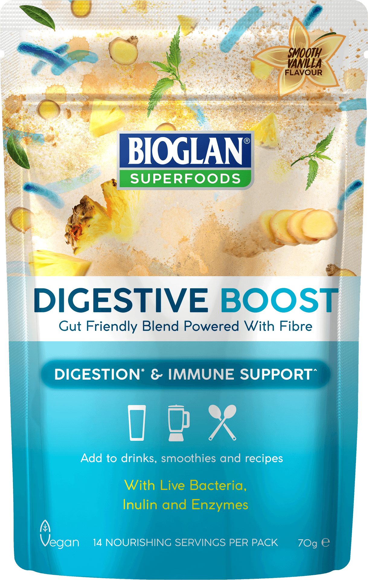 Bioglan Superfoods Digestive Boost Organic Superfood Powder 70g